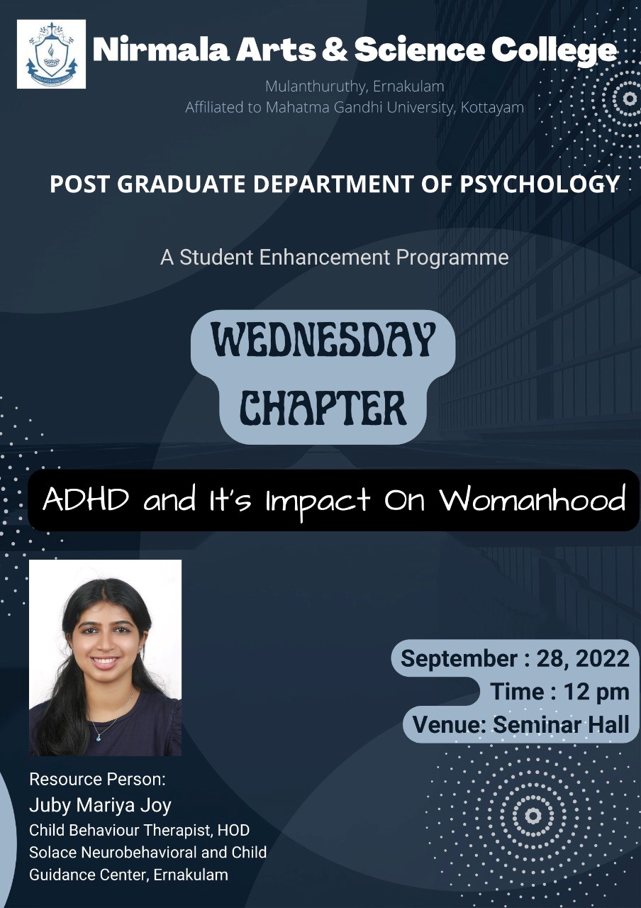 ADHD and its effects on Womenhood - Nirmala Arts and Science College ...