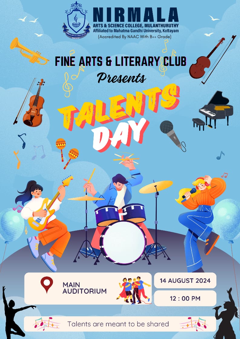 TALENTS DAY 2k24 - Nirmala Arts and Science College, Mulanthuruthy